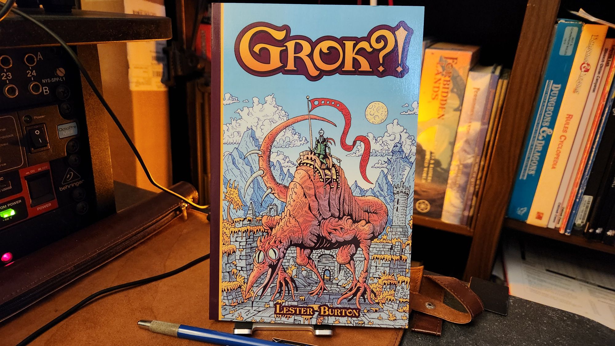 New arrival – Grok?! hard copy – Math & Myth